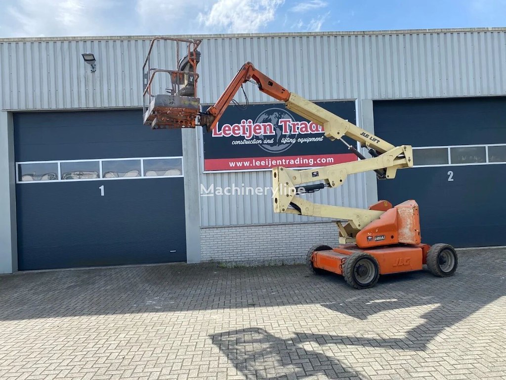 JLG E450AJ electric articulated boomlift, 2007 year hidraulična zglobna platforma