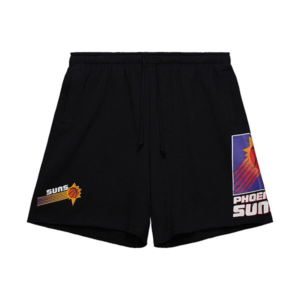 NBA POSTGAME FLEECE SHORTS VINTAGE LOGO SUNS 'BLACK'