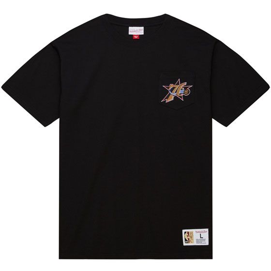 PREMIUM POCKET TEE PHILADELPHIA 76ERS 'BLACK'