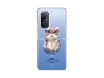 TERACELL Maska Silikonska Print za Huawei Nova 9 SE/Honor 50 SE Funny Cat