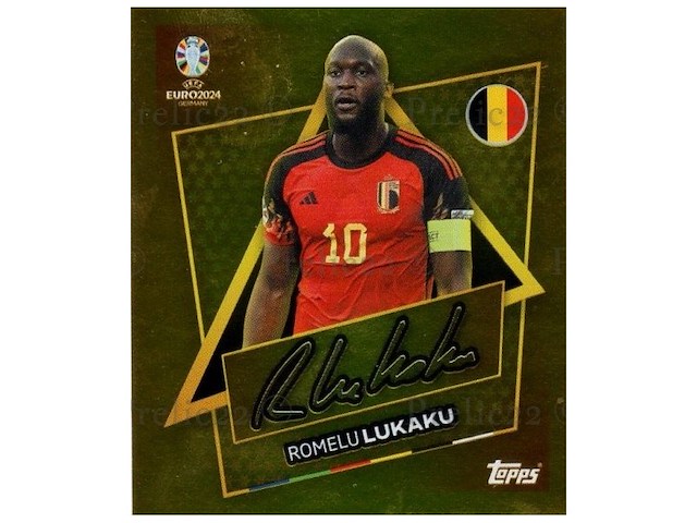 EURO 2024 Germany BEL SP Romelu Lukaku, SIGNATURE