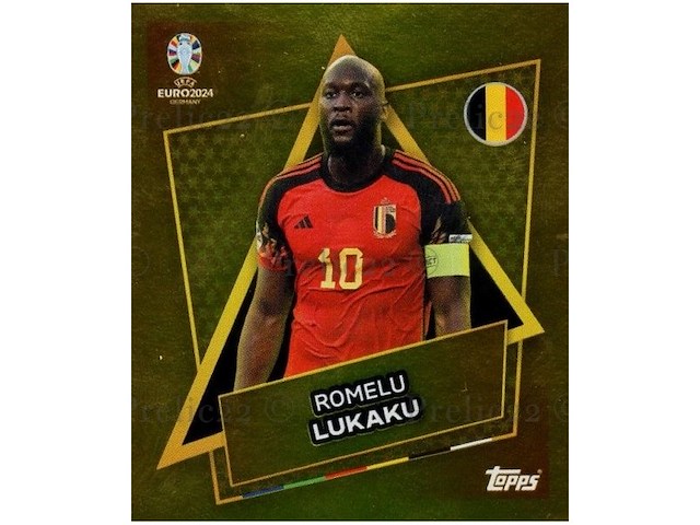 EURO 2024 Germany BEL SP Romelu Lukaku, bez potpisa