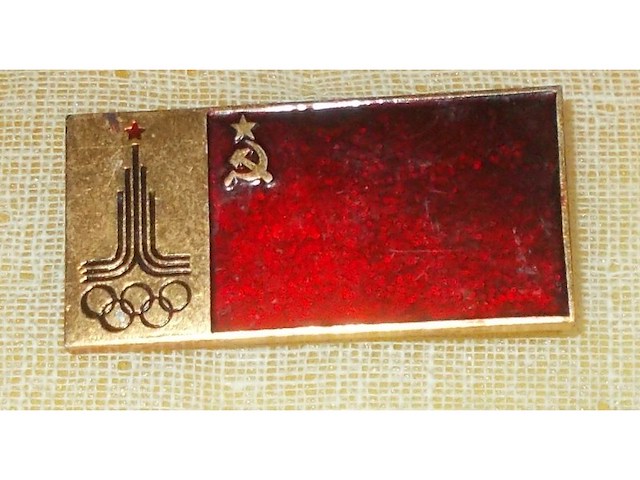 Olimpijada Moskva  SSSR  zastava
