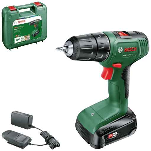 Bosch EasyDrill 18V-40 Akumulatorska bušilica-odvrtač, 1 x 2,0Ah 06039D8004