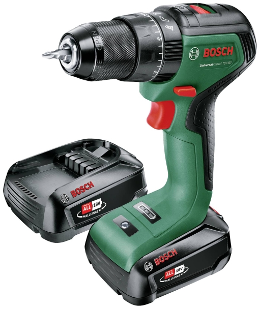 Bosch Universallmpact 18V-60 Akumulatorska vibraciona bušilica, 1 x 2,0Ah 06039D7101