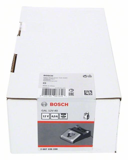 GAL 12V - 40 Bosch 2607226220, 24 min, 230 V, EU