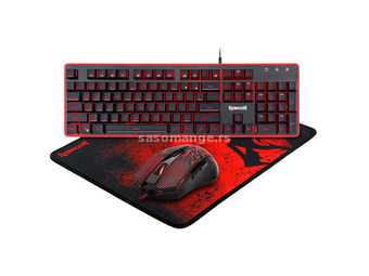 3 in 1 Combo S107 Keyboard, Mouse and Mousepad