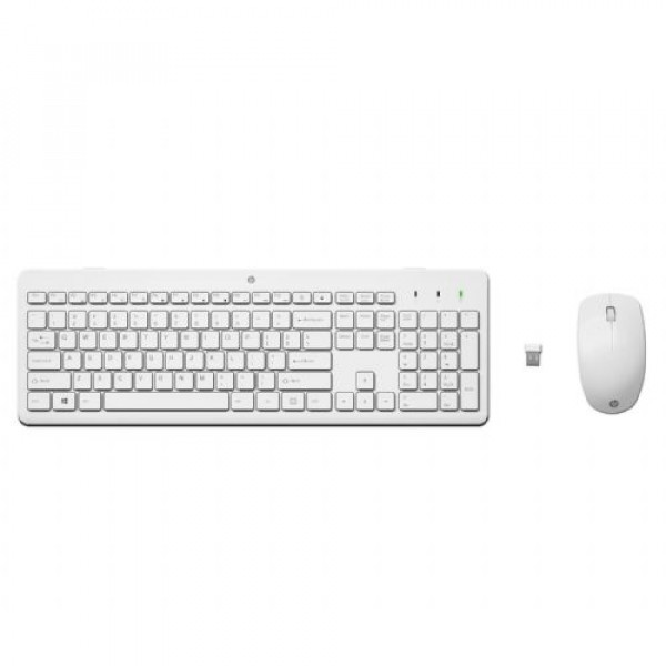 HP Tastatura+miš 230 bežični set, SRB, (3L1F0AA), bela