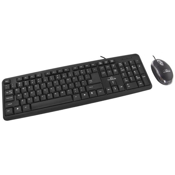 Titanum tk106 set optički usb 3d miš + tastatura