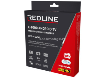 Android TV modul Redline K1000 - S2 tjuner, H.265, Wi-Fi