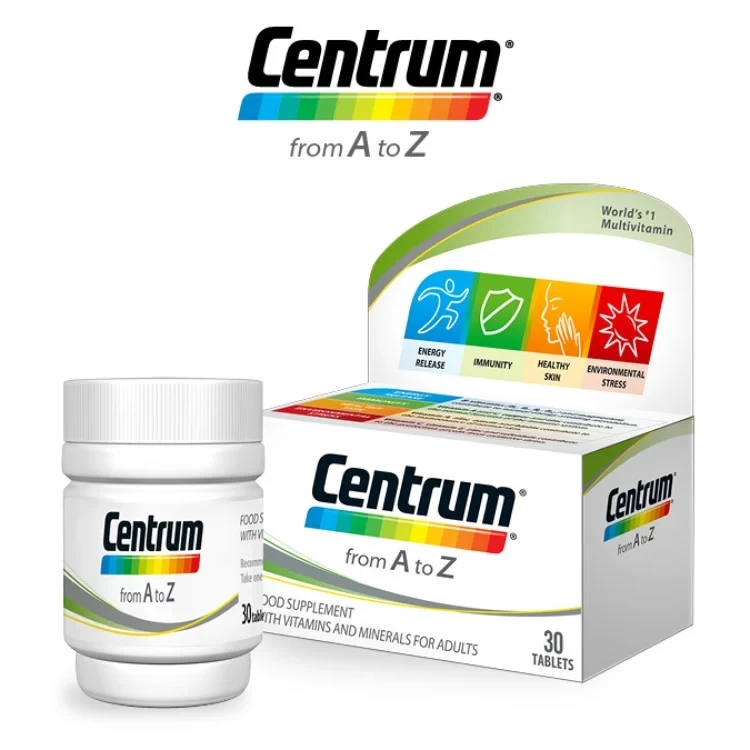 CENTRUM A-Z TBL 30X, kompleks vitamina i minerala