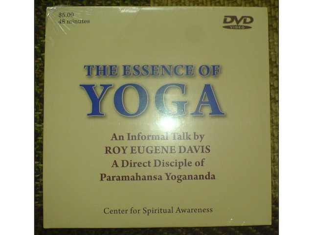 THE ESSENCE OF YOGA (DVD), Roy Eugene Davis