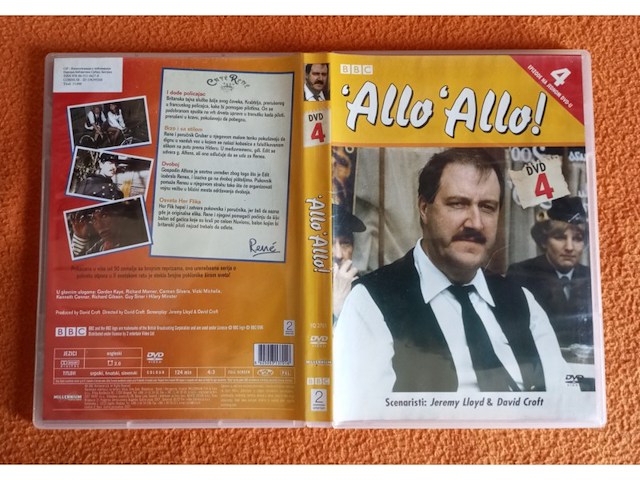 ALLO, ALLO! - DVD 4 (4 epizode na jednom DVD-u) licenca