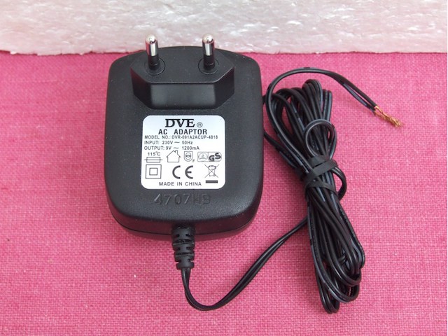 DVE adapter 9V 1200mA AC na AC naizmenicna struja+GARAN