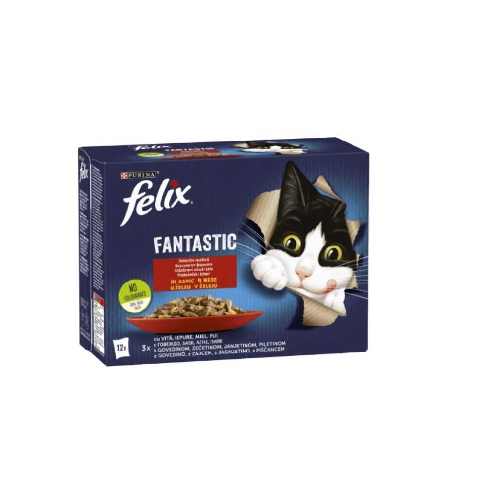 Felix Fantastic sos - Govedina, zečetina, jagnjetina, piletina 12x85g