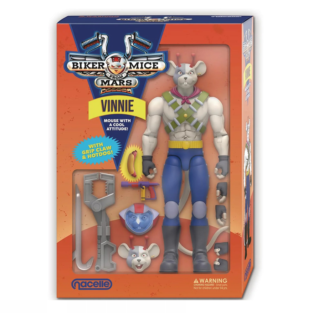 Biker Mice From Mars Action Figure Vinnie (17 cm)