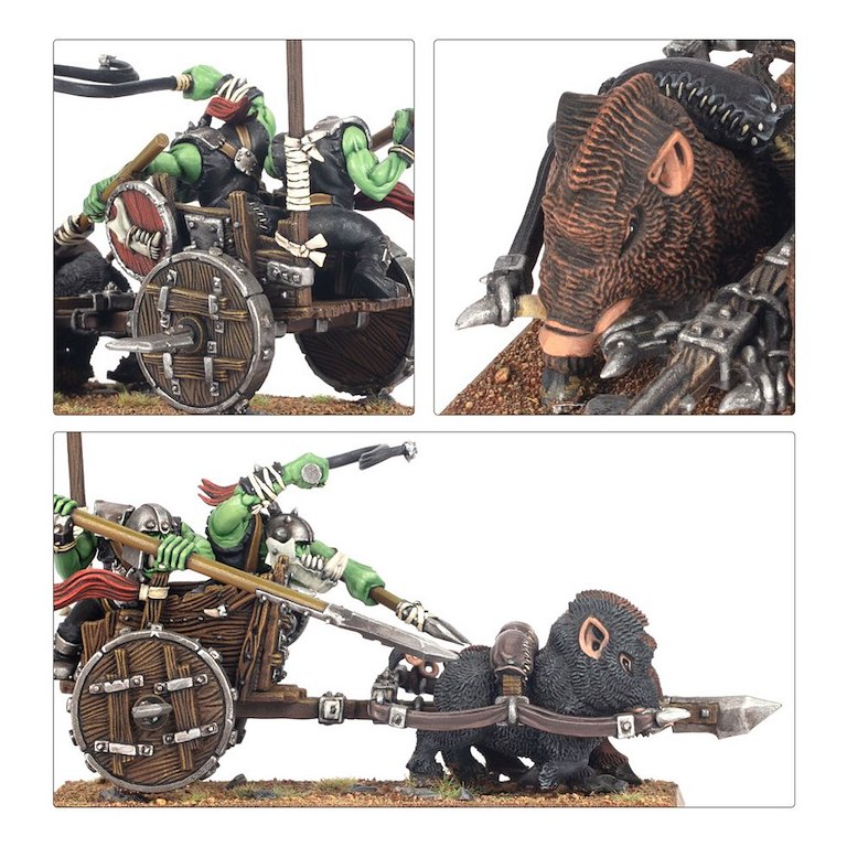 Orc and Goblin Tribes: Orc Boar Chariots