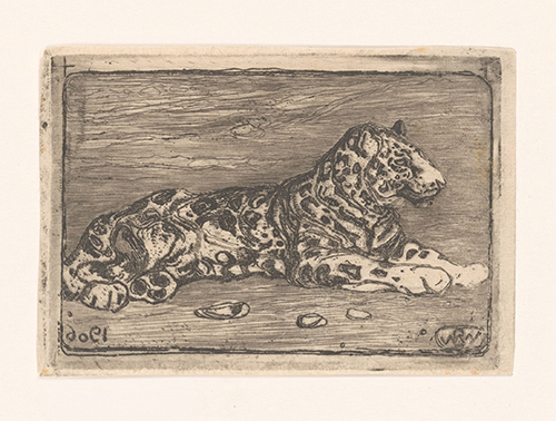 Reclining panther (1906)