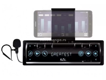 SAL SMART Auto radio VB8000 FM, USB, SD, Bluetooth, Mikrofon IN, 4x45W
