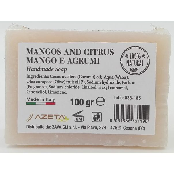 AZETABIO Sapun organski za bebe - mango i citrus