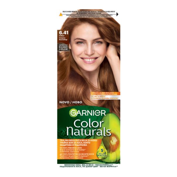 GARNIER Color Naturals Boja za kosu 6.41, ćilibar