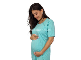 JoJo mama spavaćica za trudnice mint ( JOJO5031-M )