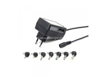 GEMBIRD EG-MC-008 12W Univerzalni AC-DC adapter 220V/12W na 3/4.5/5/6/7.5/9/12V 1A max