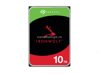 NAS HDD SEAGATE IronWolf 10 TB - 3.5 ", SATA, 7200 RPM, ST10000VN000