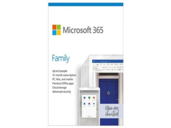MICROSOFT Office 365 Family 32bit 64bit 6GQ 01561