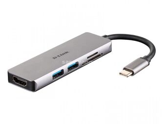 D LINK DUB-M530 5-in-1 USB-C Hub