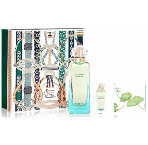 Hermes Set Un Jardin Sur Le Nil 100ml edt + edt 7,5ml + 50ml Soap