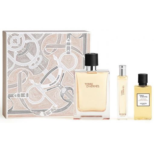 Hermes Set Terre D` Hermes M 100ml edt + edt 15ml + 40ml SG