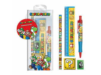 Super Mario (Colour Block) Stationery Set