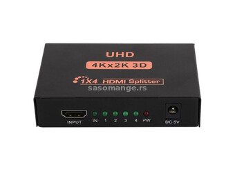 HDMI Spliter 2.0 1/4 Aktivni ( 55-049 )