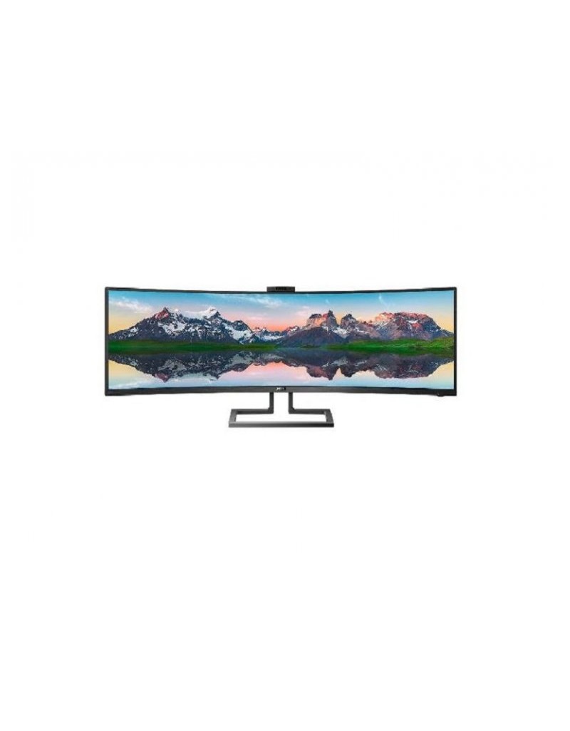 PHILIPS 499P9H 00 49" VA,zakrivljen,32:9 5120x1440 70Hz 5ms GtG HDMIx2,DP,USB,RJ45 kamera