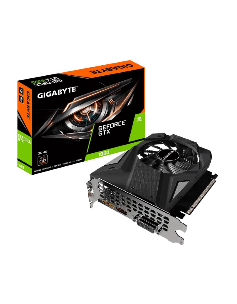 GIGABYTE nVidia GeForce GTX 1650 4GB 128bit GV-N1656OC-4GD rev 4.0