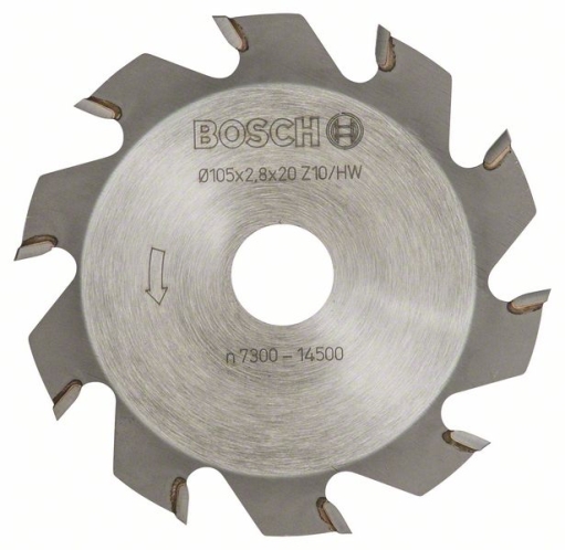 Pločasto glodalo Bosch 3608641001, 10, 20 mm, 2,8 mm