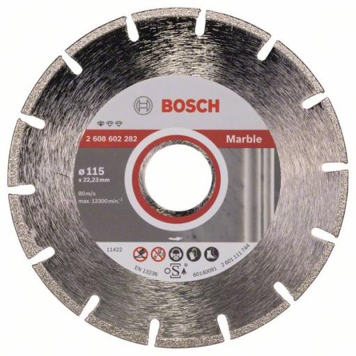 Dijamantska rezna ploča Standard for Marble Bosch 2608602282, 115 x 22,23 x 2,2 x 3 mm