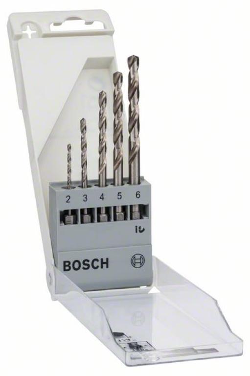 5-delni set burgija za metal HSS-G, DIN 338 Bosch 2608595517, 2; 3; 4; 5; 6 mm