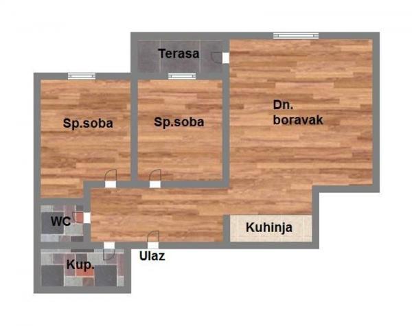 Trosoban stan na prodaju, 72m2, 184.630€