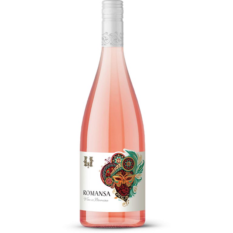 Vino rose romansa 1l dzervin