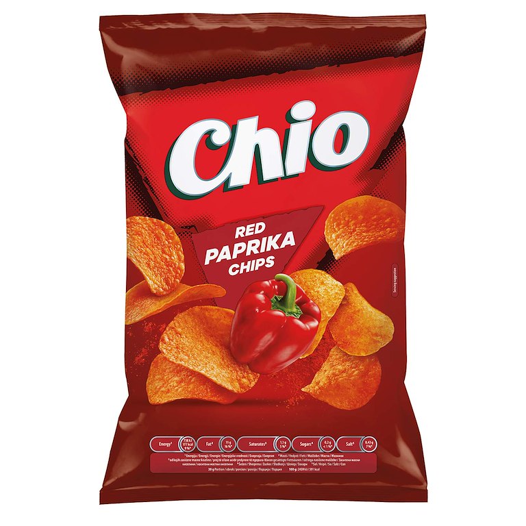 Chio čips red paprika 130g chio