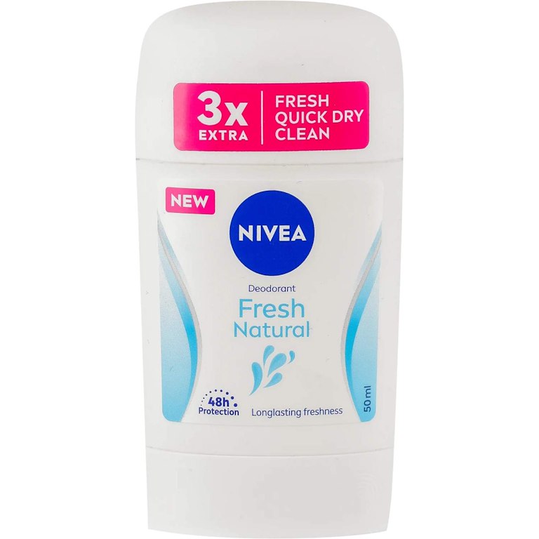 Nivea deo stik fresh natural 50ml nivea