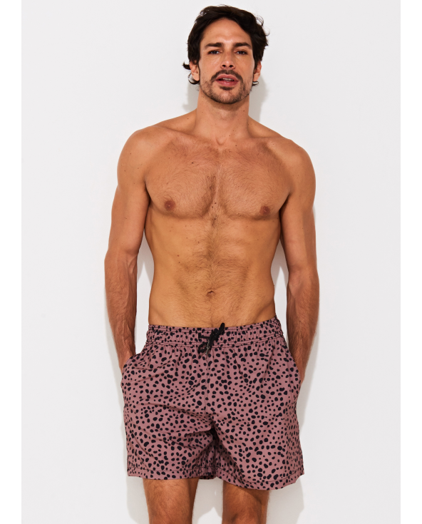 Beach Shorts Cheetah Caramelo