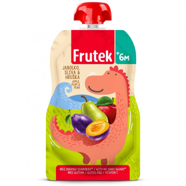 Frutek pouch jabuka.šljiva-kruška 100 gr