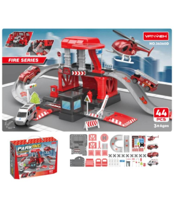 GD Toys igračka parking vatrogasne službe 44 delova - A074887