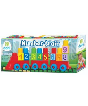 Dohany Toys vozić sa brojevima kocke za decu - A069627