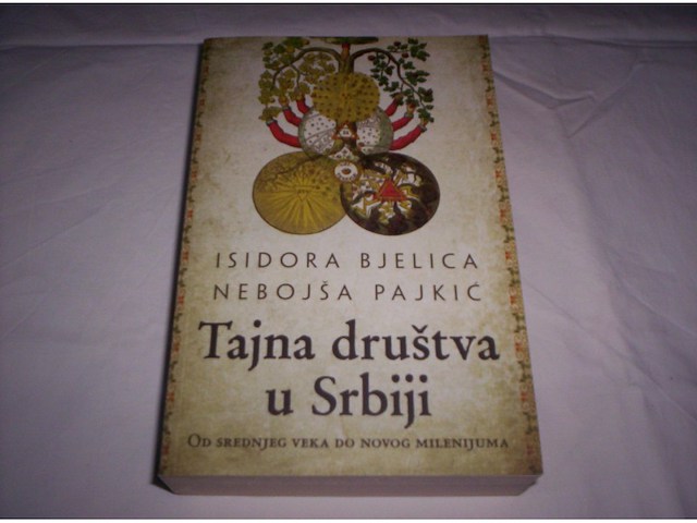 Tajna društva u Srbiji - Isidora Bjelica Nebojša Pajkić