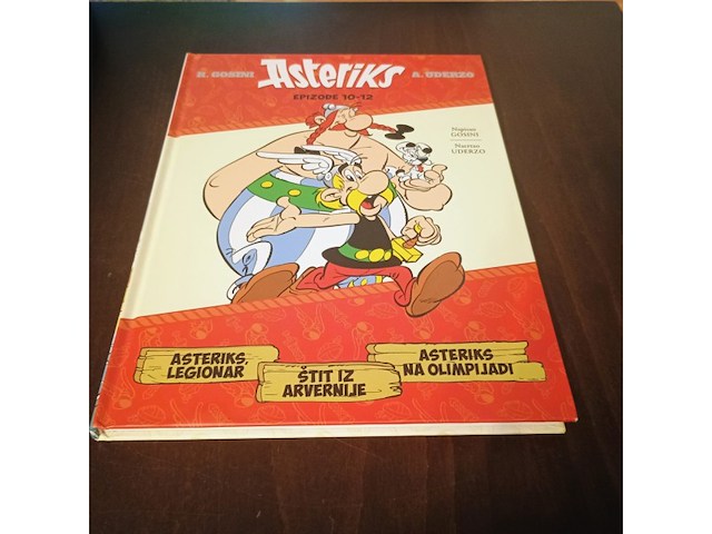 Asteriks knjiga 4 Asterix epizode 10-12 tvrd povez