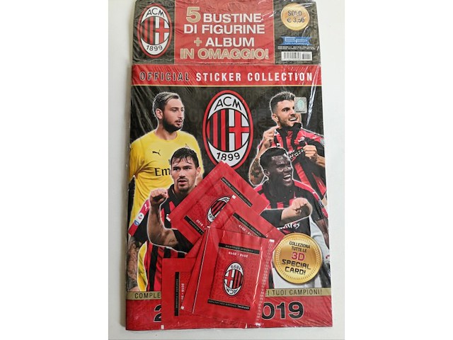 2018/19 Euro Publishing AC Milan Album i 5 kesica